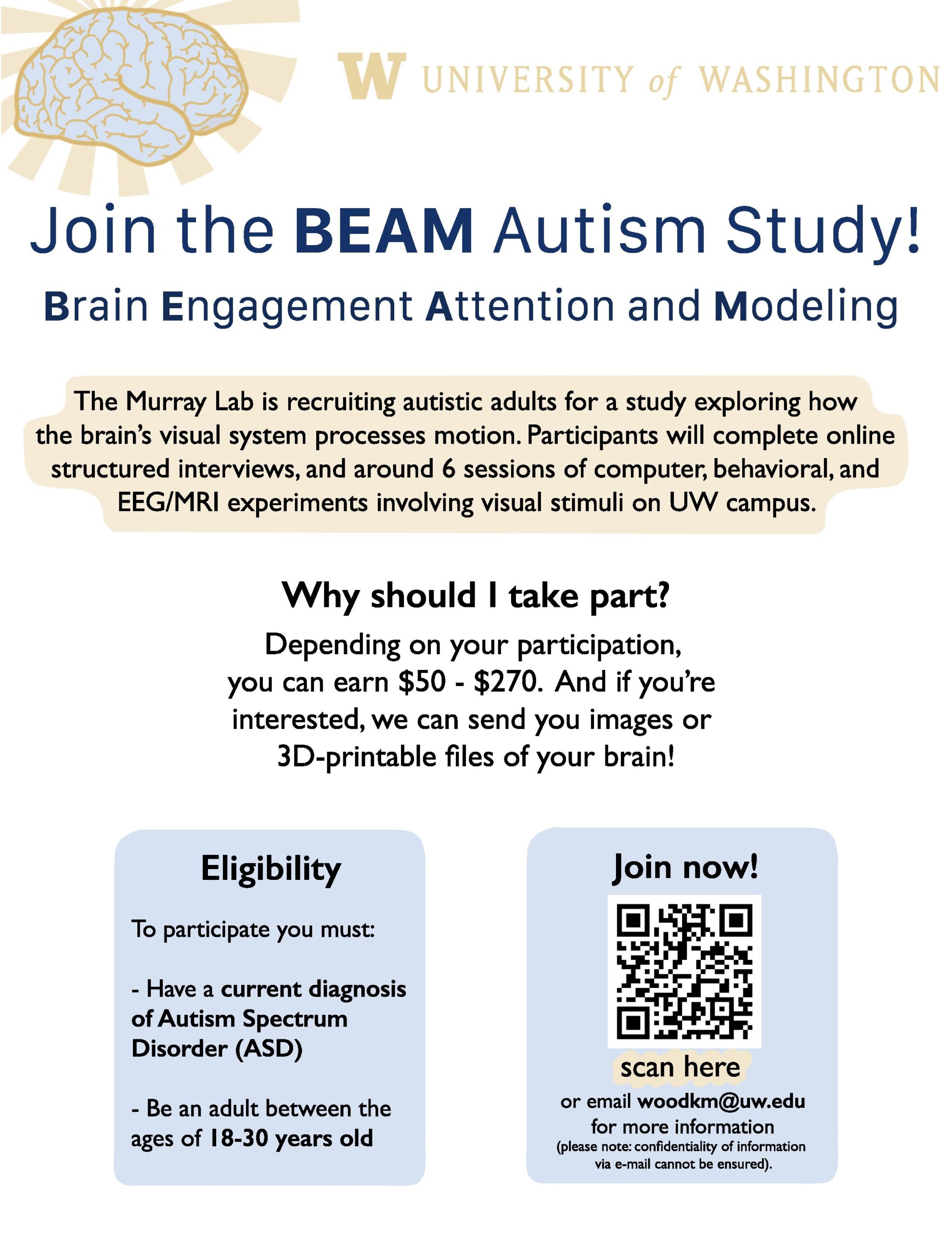 BEAM (Brain Engagement, Attention and Modeling) - Autism Science Foundation